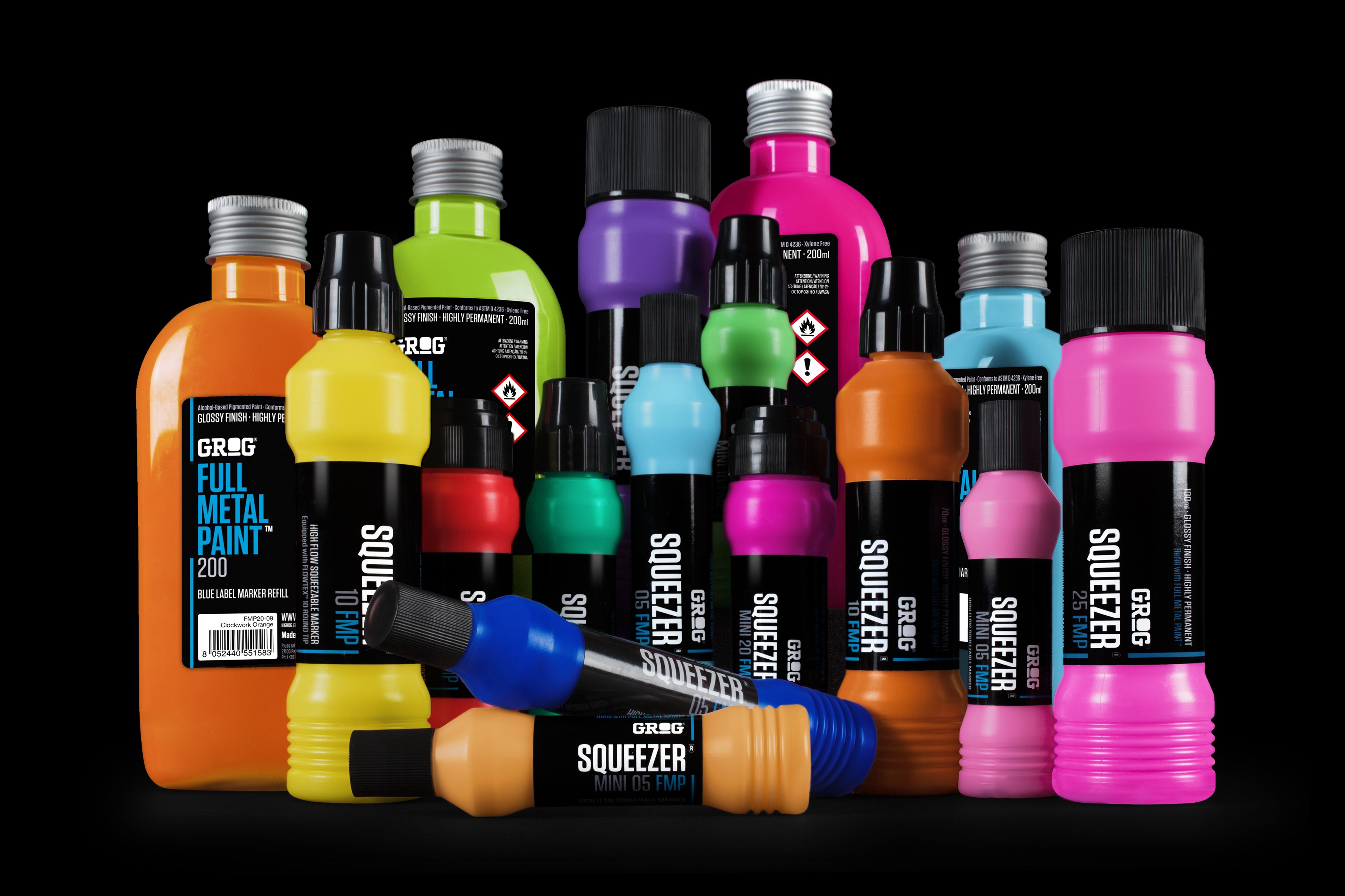 Grog markers - tagovací fixy a squeezery Eshop Eshop Pantograff art store